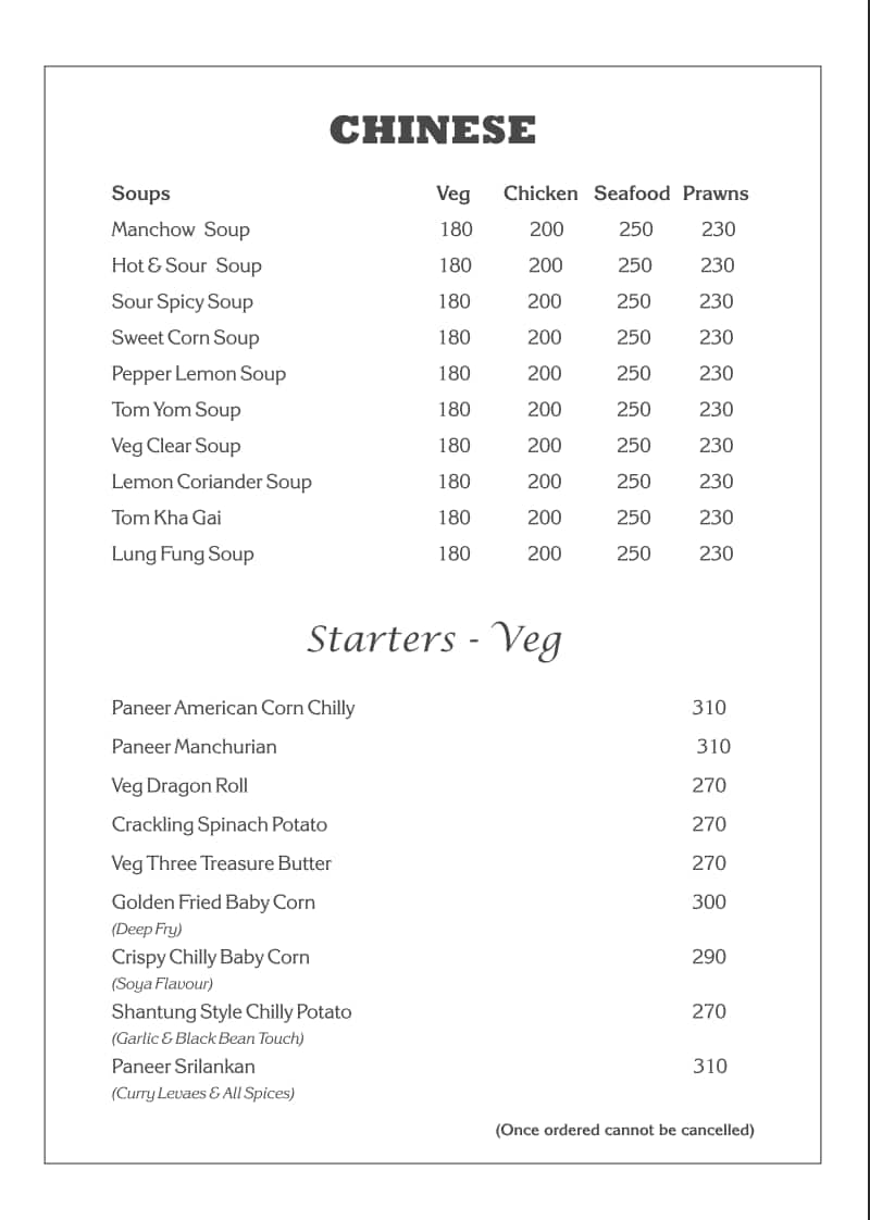 Menu of Exotica - The Tropical Retreat, Upvan, Thane West, Thane