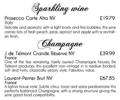 Menu at Pasha restaurant, London, 158 Camberwell Rd