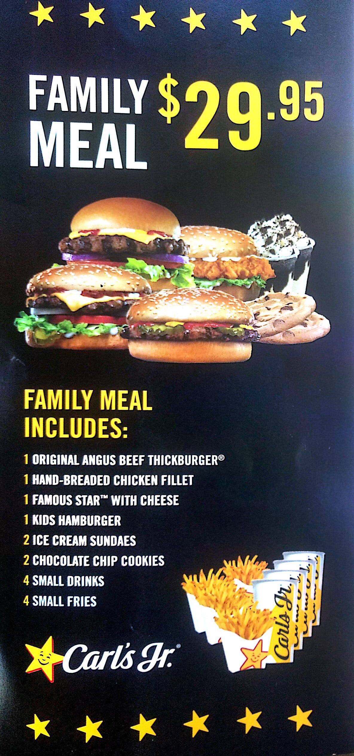 Carta del restaurante Carl's Jr., Redbank Plains