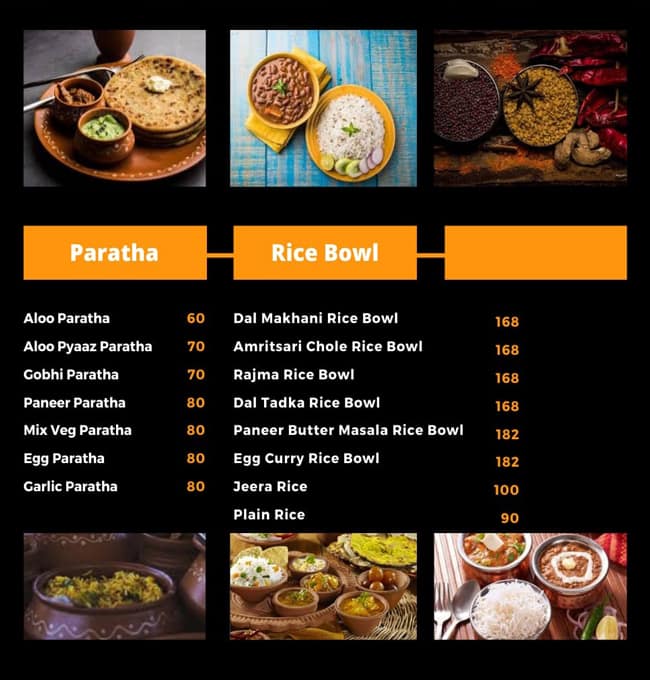 Menu of Tawa Roti, Sector 22, Noida