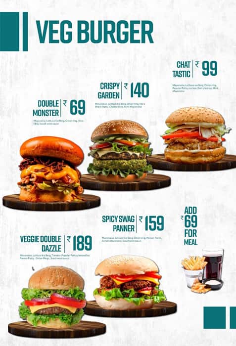 Menu of Scrummys Burger, Thakur Pukur, Kolkata