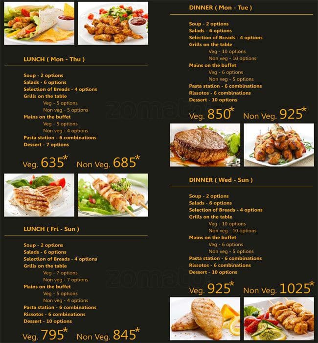 Sigree Global Grill Menu, Menu for Sigree Global Grill, Powai, Mumbai ...