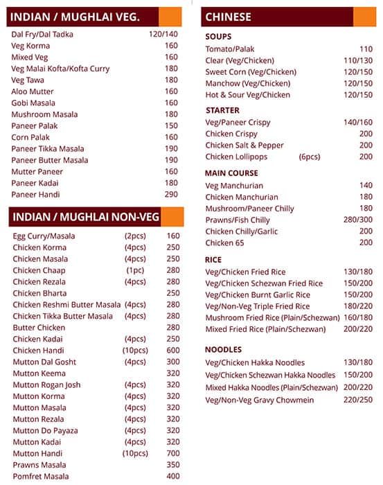 Menu at Taste Of Ganges, Mumbai, Shop No 3