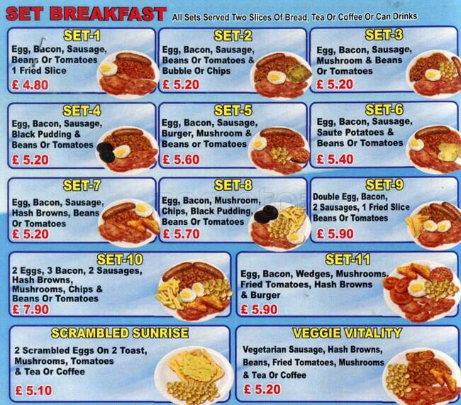 Manor Cafe Menu, Menu for Manor Cafe, Wallington, London - Zomato UK