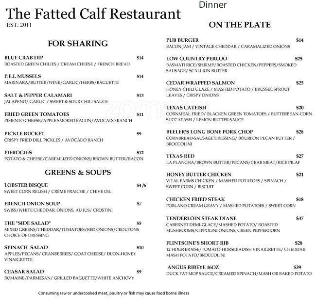 The Fatted Calf, Rockwall, Rockwall - Urbanspoon/Zomato