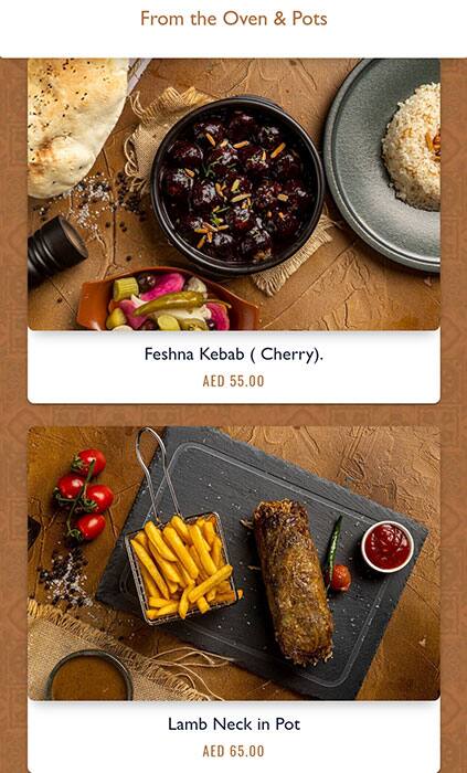 Carta de Siekh Mashwy Restaurant سيخ مشوي, Dubai, مطعم سيخ مشوي - Abraj ...