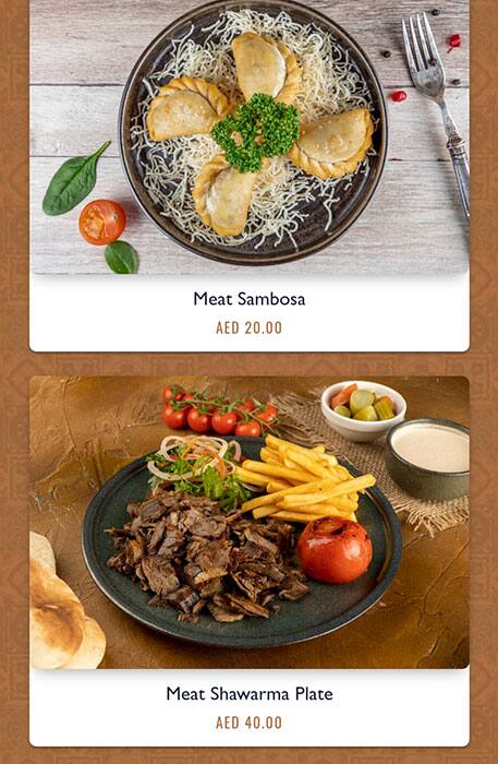 Carta de Siekh Mashwy Restaurant سيخ مشوي, Dubai, مطعم سيخ مشوي - Abraj ...