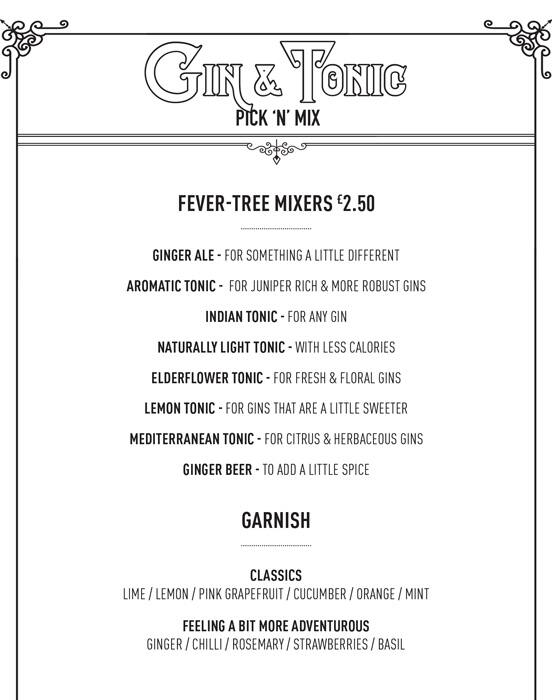 Menu at The Old Frizzle pub & bar, London, 74-78 The Broadway