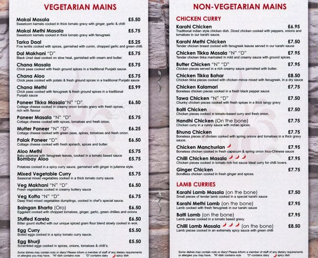 Menu at Trilogy Bar & Restaurant, Edgware, Unit 6-8