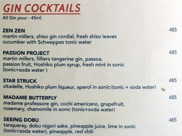 Menu at CDP Global Table restaurant, Makati