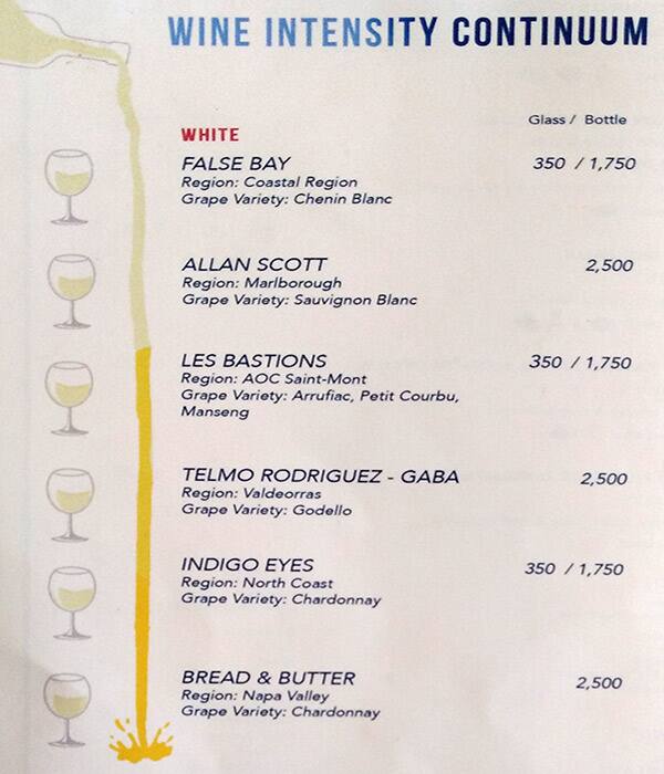 Menu at CDP Global Table restaurant, Makati