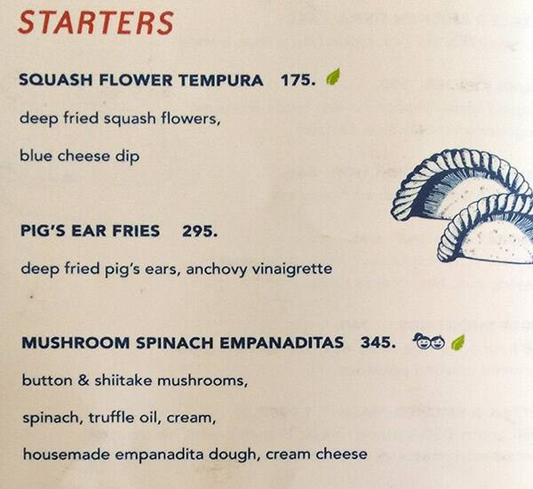 Menu at CDP Global Table restaurant, Makati