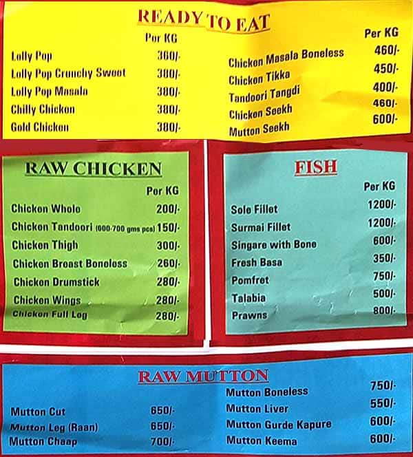 Menu of Mum's Yum's, Lajpat Nagar 4, New Delhi