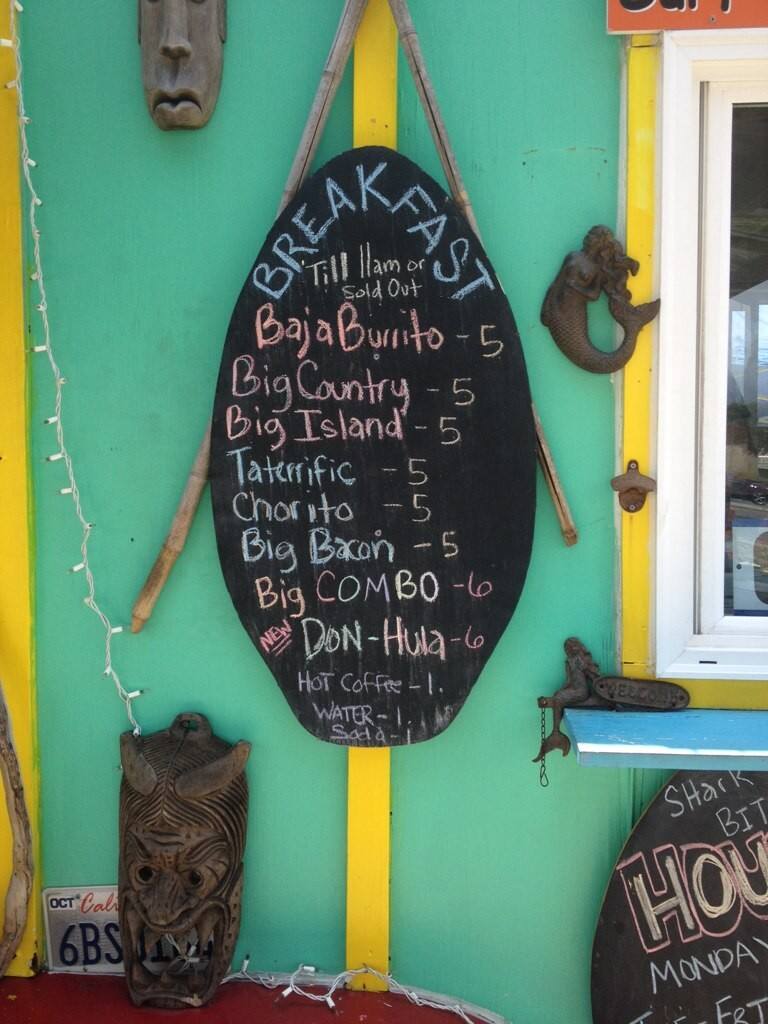 Menu at Shark Bite Navarre restaurant, Navarre, Navarre Pkwy