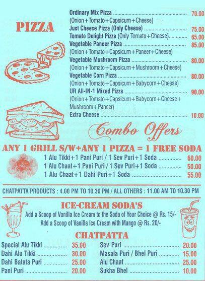 Menu at ur ffc, Mumbai, 12