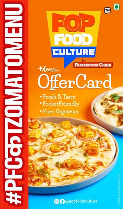 Menu of Pop Food Culture, Sadashiv Peth, Pune