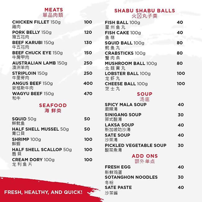 Menu At Tong Yang Express Restaurant Makati 1203 Malugay