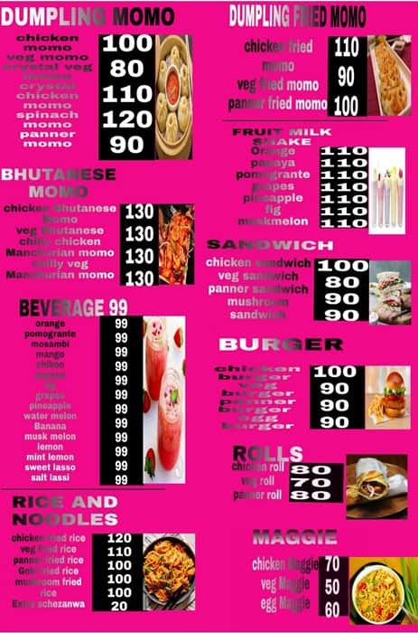 Menu of Dumpling Momo House, Tambaram, Chennai