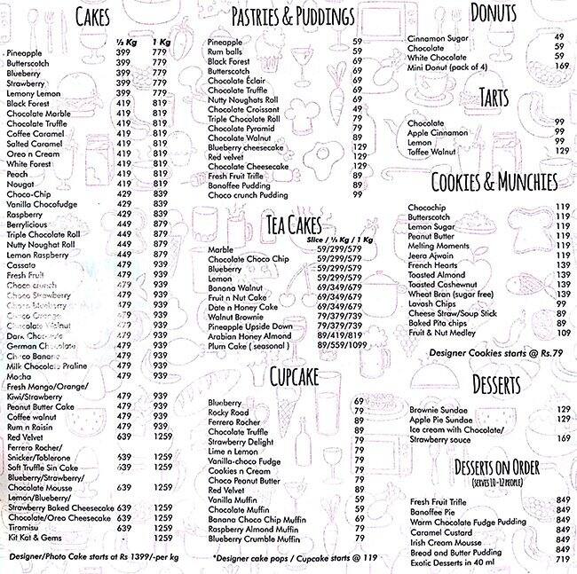 Menu at Doughlicious, Gurugram, Ground Floor
