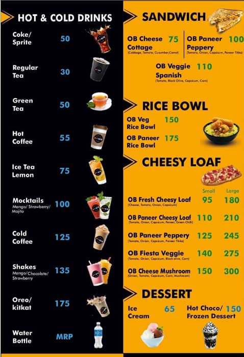 Menu at One Bite Indore, Indore