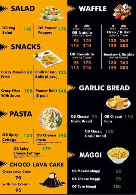 Menu at One Bite Indore, Indore