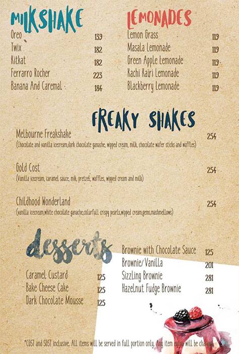 Menu at YOKO SIZZLERS, Thane, Korum Mall