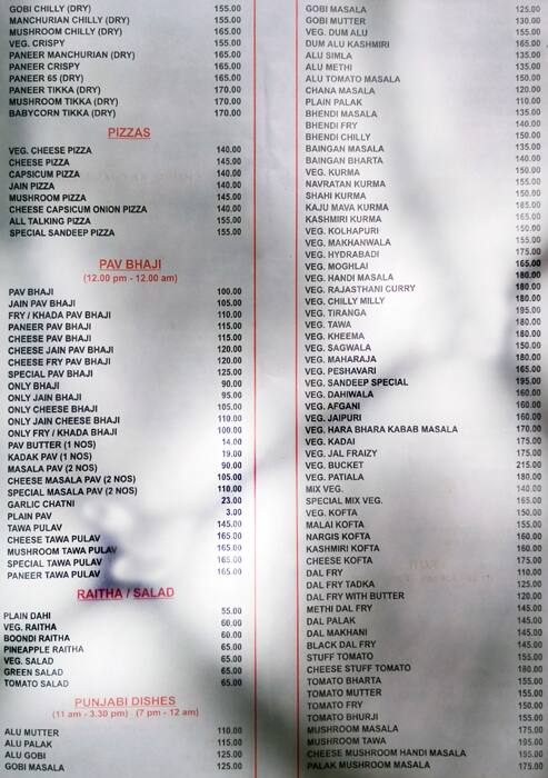 Sandeep Pure Veg, Kandivali East, Mumbai - Zomato