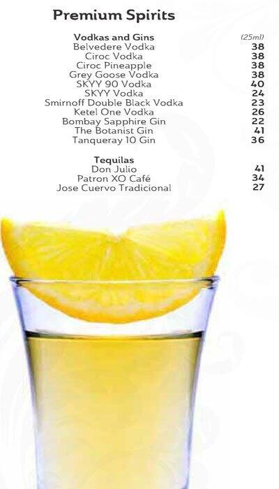 Menu at Rhapsody's-Sunnyside restaurant, Pretoria, Shop L2-33 Sunnypark ...