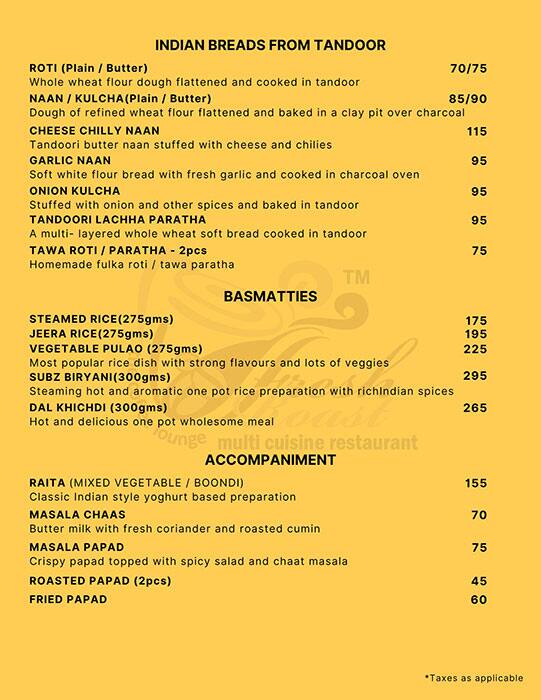 Menu at Fresh Roast - Mani Mansion, Ahmedabad