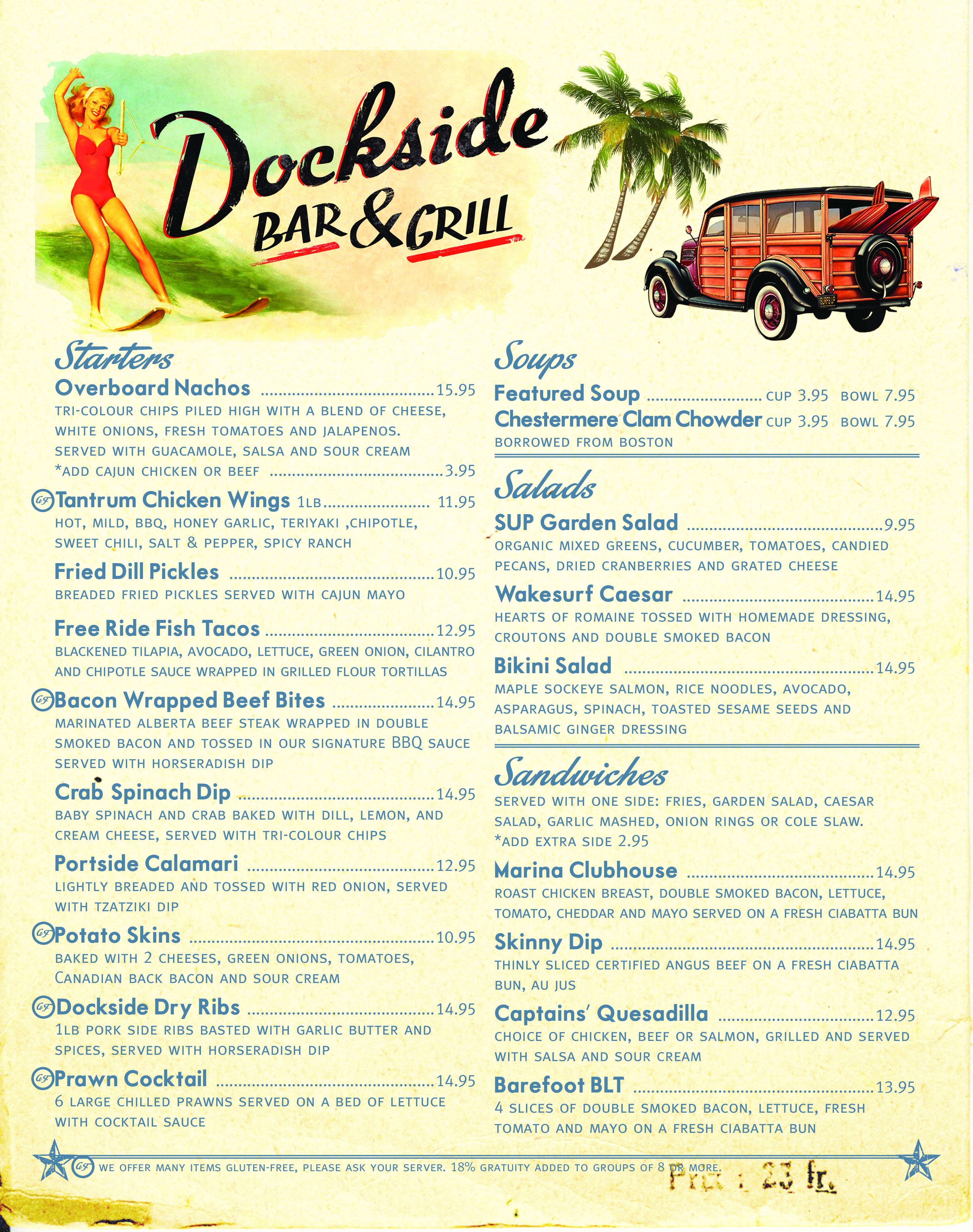 Dockside Bar & Grill, Chestermere, Chestermere - Urbanspoon/Zomato