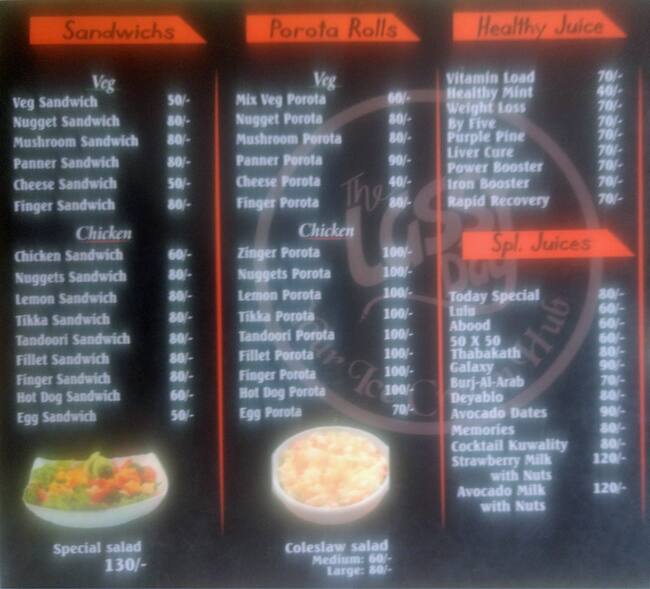 Menu at The Lassi Day, Bengaluru