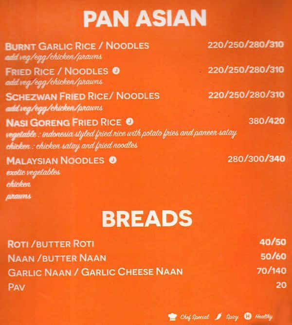 Menu at Nau Se Barah (9/12), Navi Mumbai