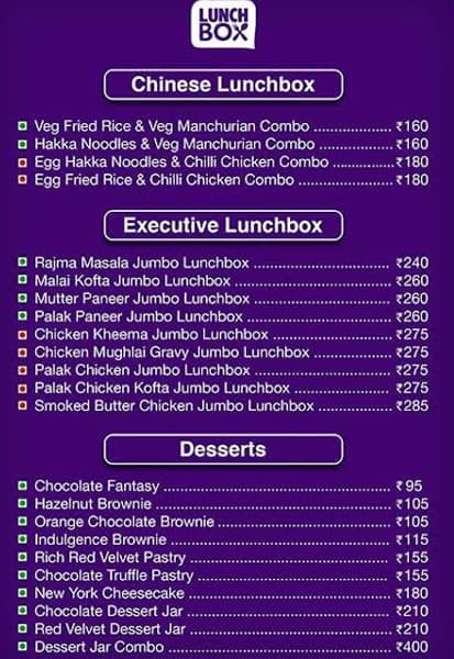 Menu at Sweet Truth Undri, Pune, Vedant Shop No. 9 Survey No. 12