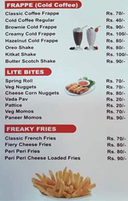 Menu at Sweet Truth Undri, Pune, Vedant Shop No. 9 Survey No. 12