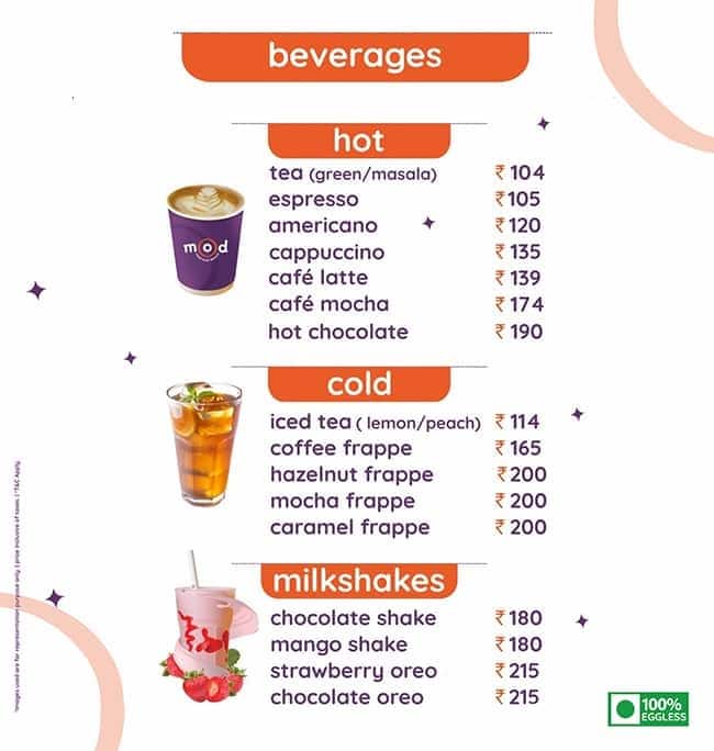 Menu of Mad Over Donuts, Mundhwa, Pune