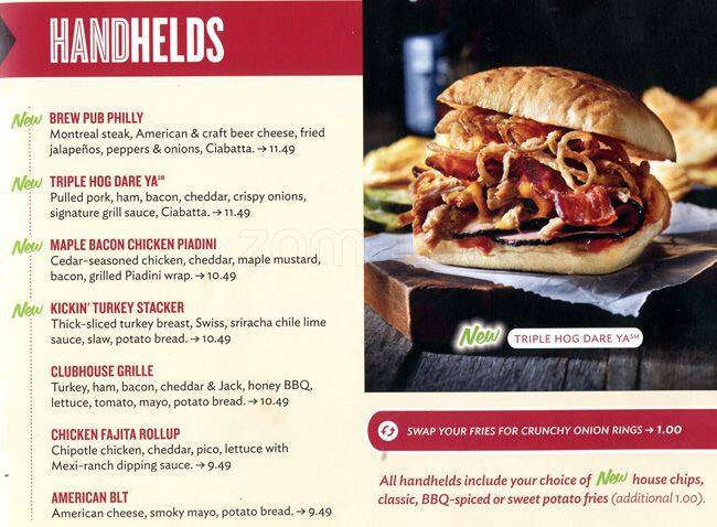 Menu at Applebee's pub & bar, Aurora, E Iliff Ave