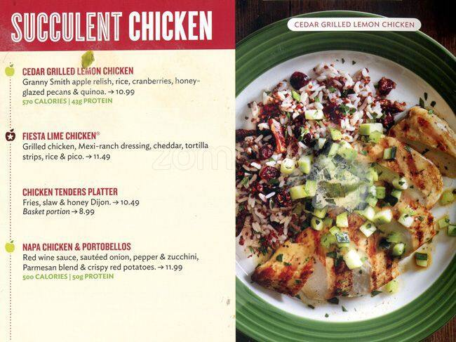 Menu at Applebee's pub & bar, Aurora, E Iliff Ave