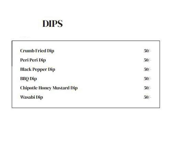Menu at ENSO - Sourdough Pizza by Nomad - Noida, Noida
