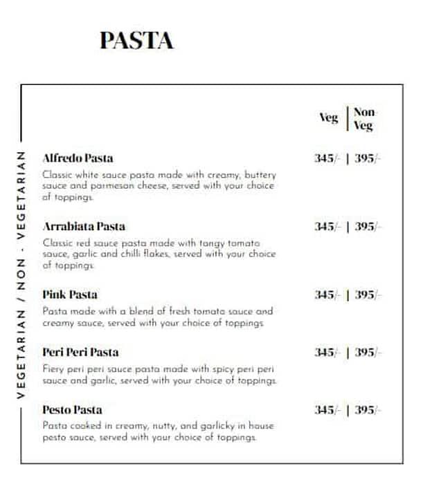 Menu at ENSO - Sourdough Pizza by Nomad - Noida, Noida