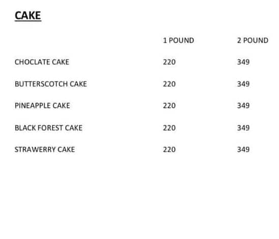 Menu at Delhi 6 Restaurant, Jaipur, 2VJV+543