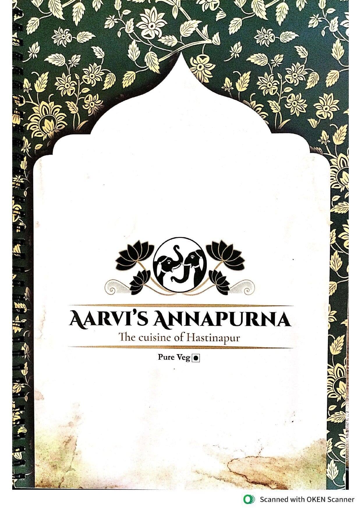 Menu of Aarvi’s Pure Veg, Kondhwa, Pune