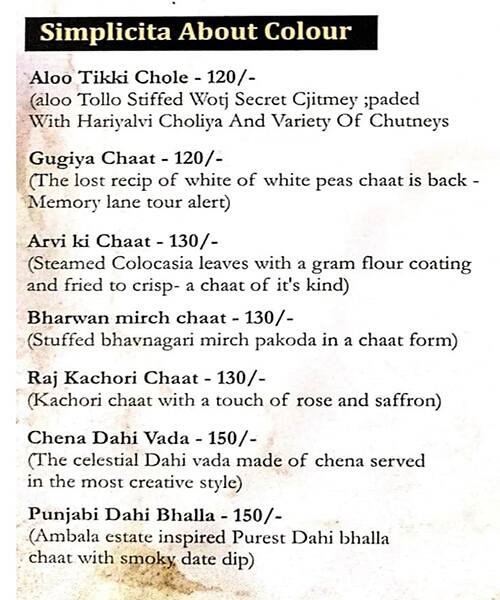 Menu at Aarvi's Pure Veg The Cuisine of Hastinapur, Pune