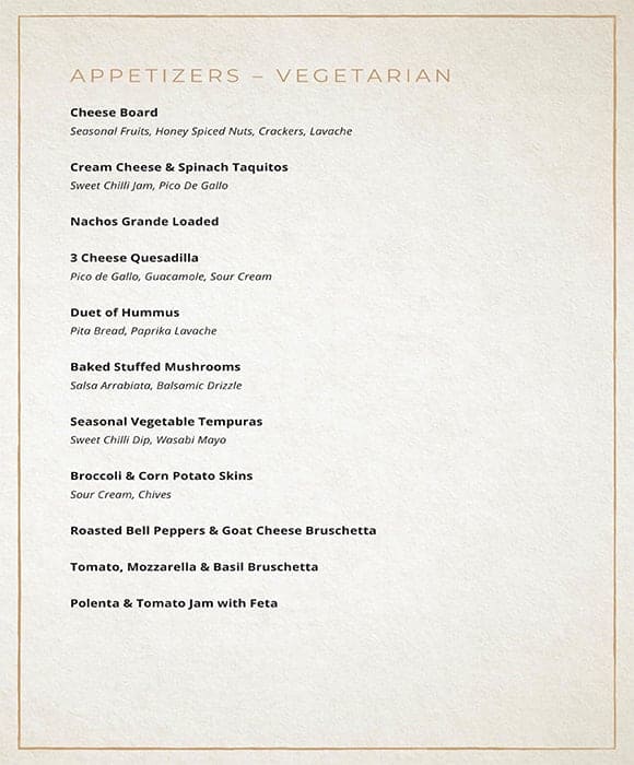 Menu of Waves - The Hightide Club, Mumbai CST Area, Mumbai