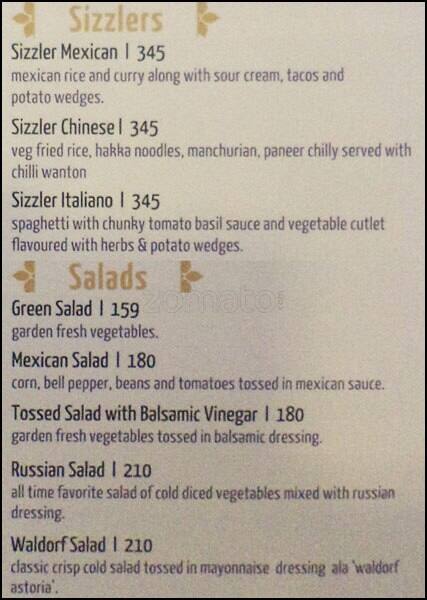Menu at Spice Rack, Ahmedabad, 104 - 105 Orchid Building 1st Floor ...