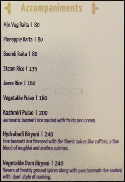 Menu at Spice Rack, Ahmedabad, 104 - 105 Orchid Building 1st Floor ...