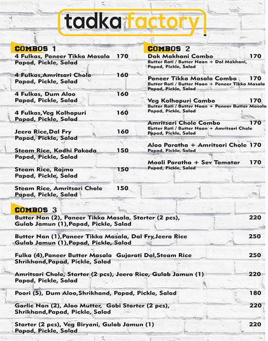 Menu at Subway, Kohinoor Square, Dadar, Mumbai, Kohinoor Square