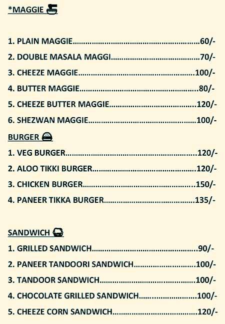 Menu of The Chai Sutta King & Cafe, Hadapsar, Pune