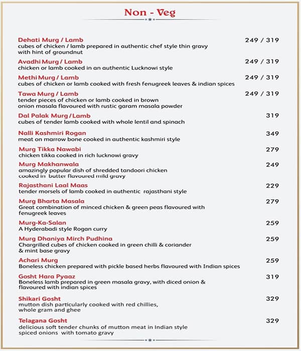 Menu at My Big Daddy's Kitchen, Mysore, Mysuru