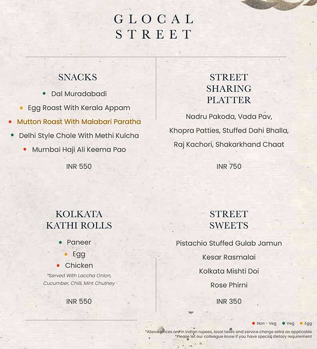 Menu of Waterside Cafe - Hyatt Regency Kolkata, Sector 3, Salt Lake ...