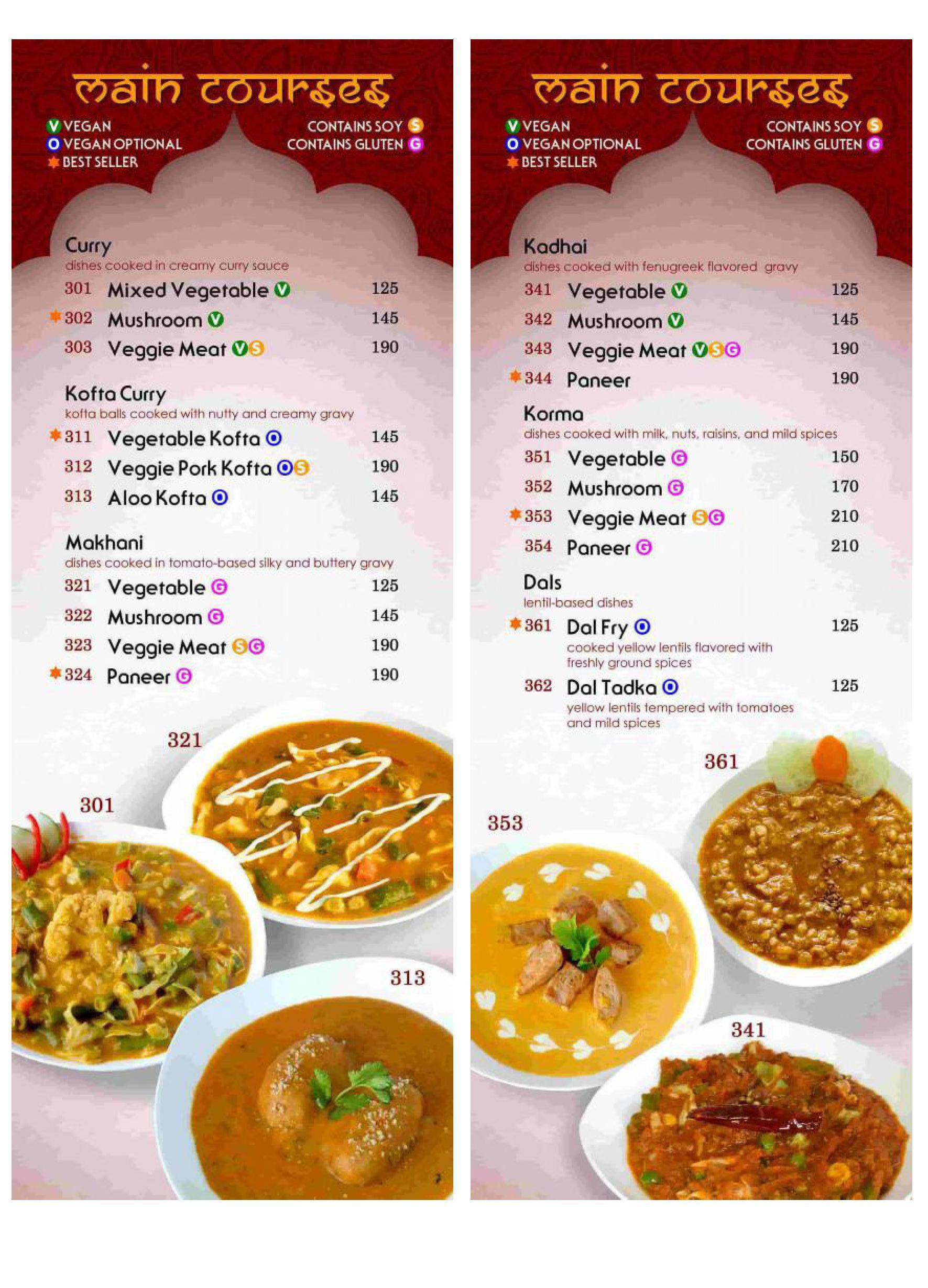 Menu at Little India - One Pavilion Mall Banawa restaurant, Cebu City ...